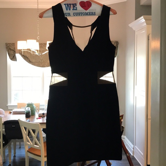 C. Luce | Dresses | Sleeveless Sheer Panel Cutout Dress | Poshmark
